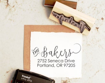 Map Stamp World Stamp Self-inking Address Stamp Globe