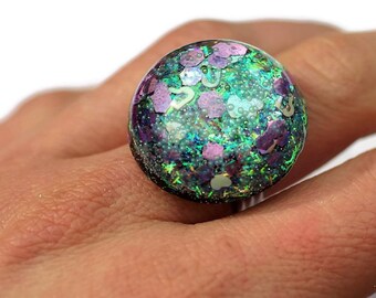 Unique alien ring related items | Etsy