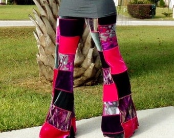 Patchwork pants | Etsy