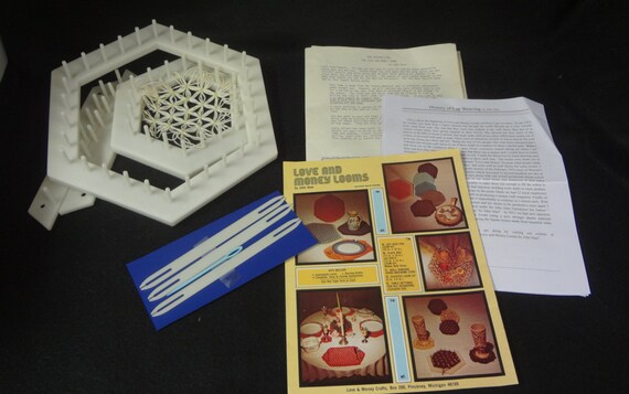 Love and Money Looms for Hexagon Lap Weaving by John Alan 1979
