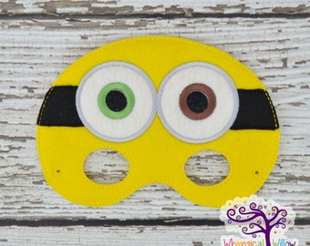 Pretend Play Minion Inspired Mask