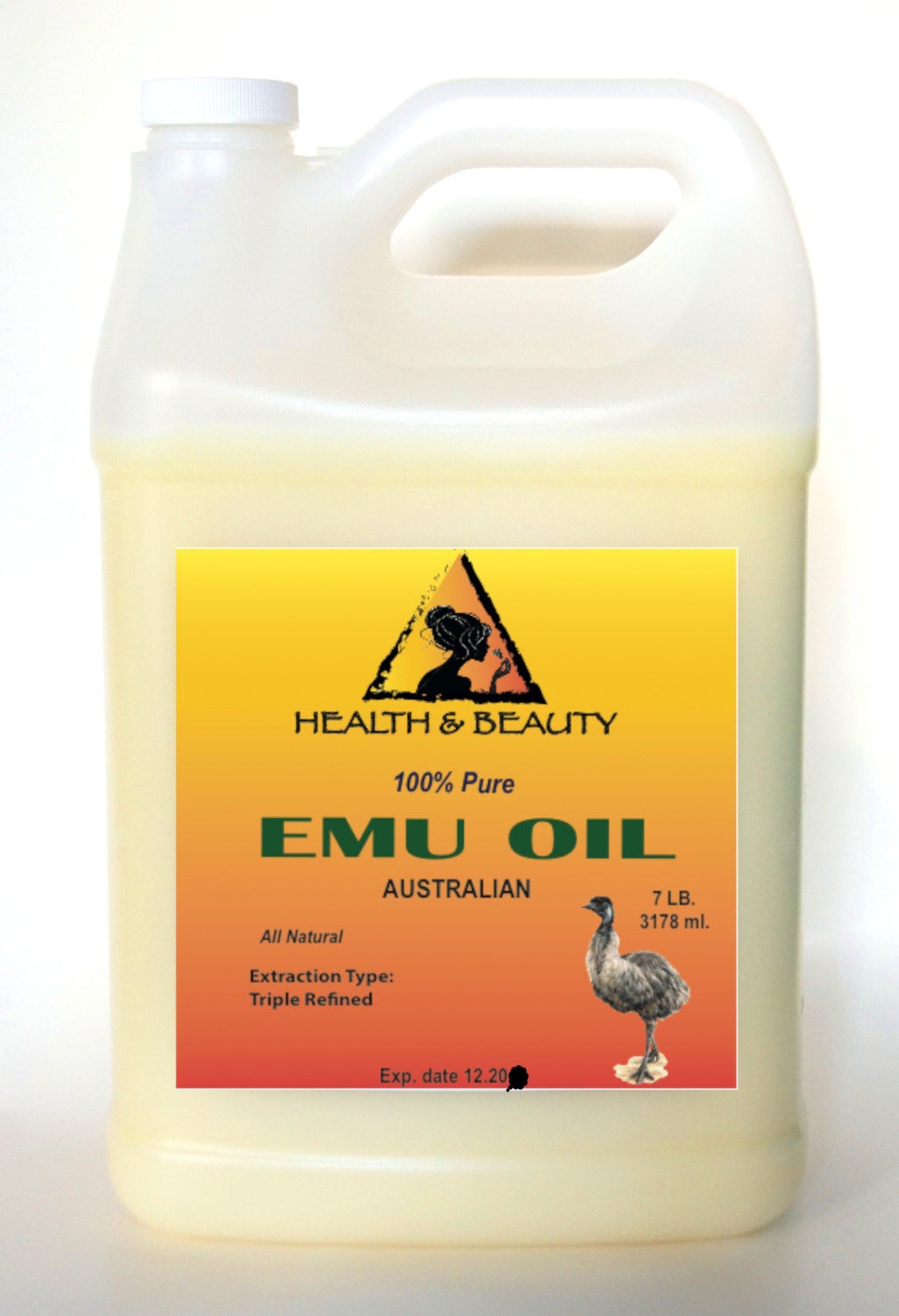 7Lb 1 gal EMU OIL AUSTRALIAN Triple Refined by HBOilsCenter