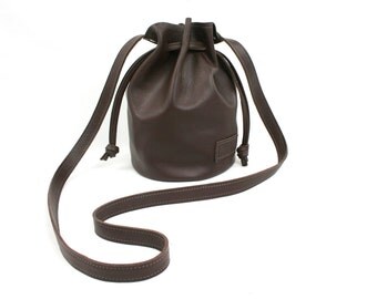 Round drawstring bag | Etsy