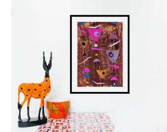 Retro wall art | Etsy