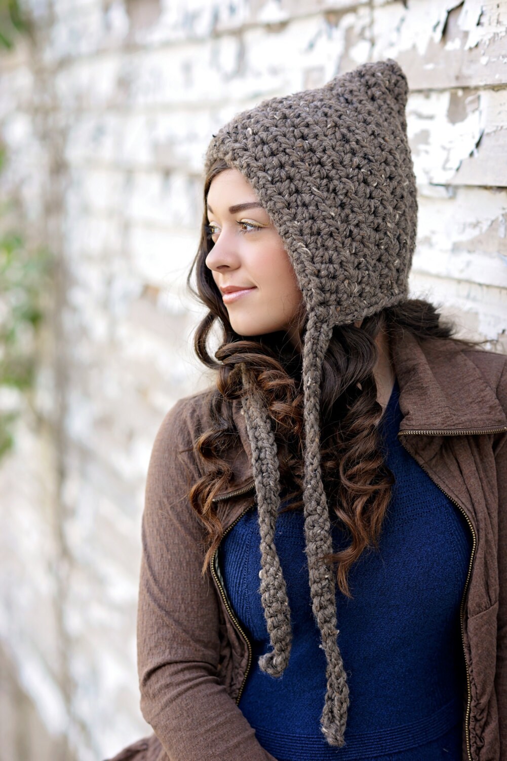 Crochet Pixie Hat for Women / Women's Pixie Hat