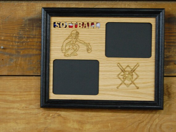 8x10 Softball Catcher Picture Frame Softball by legacyimages