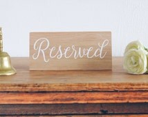 Unique reserved sign related items | Etsy