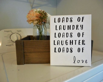 Laundry Room PRINTABLE Signs. Set of 2 Laundry Room Signs.