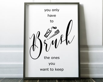 Funny bathroom art | Etsy