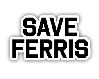 Ferris Bueller's Day Off Sunday Afternoon Poster Print