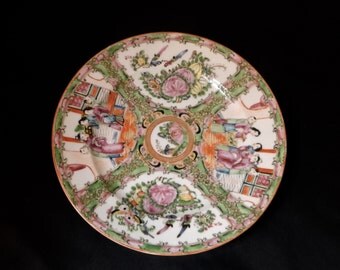 Rose medallion china | Etsy