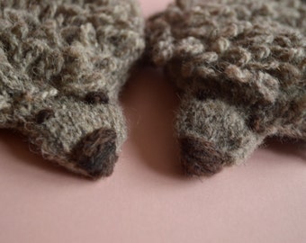 Hedgehog mittens | Etsy