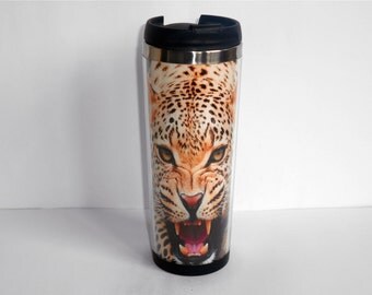 Leopard coffee mug | Etsy