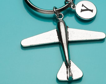 Airplane keychain | Etsy
