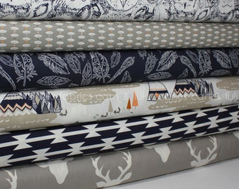 Tribal print fabric | Etsy