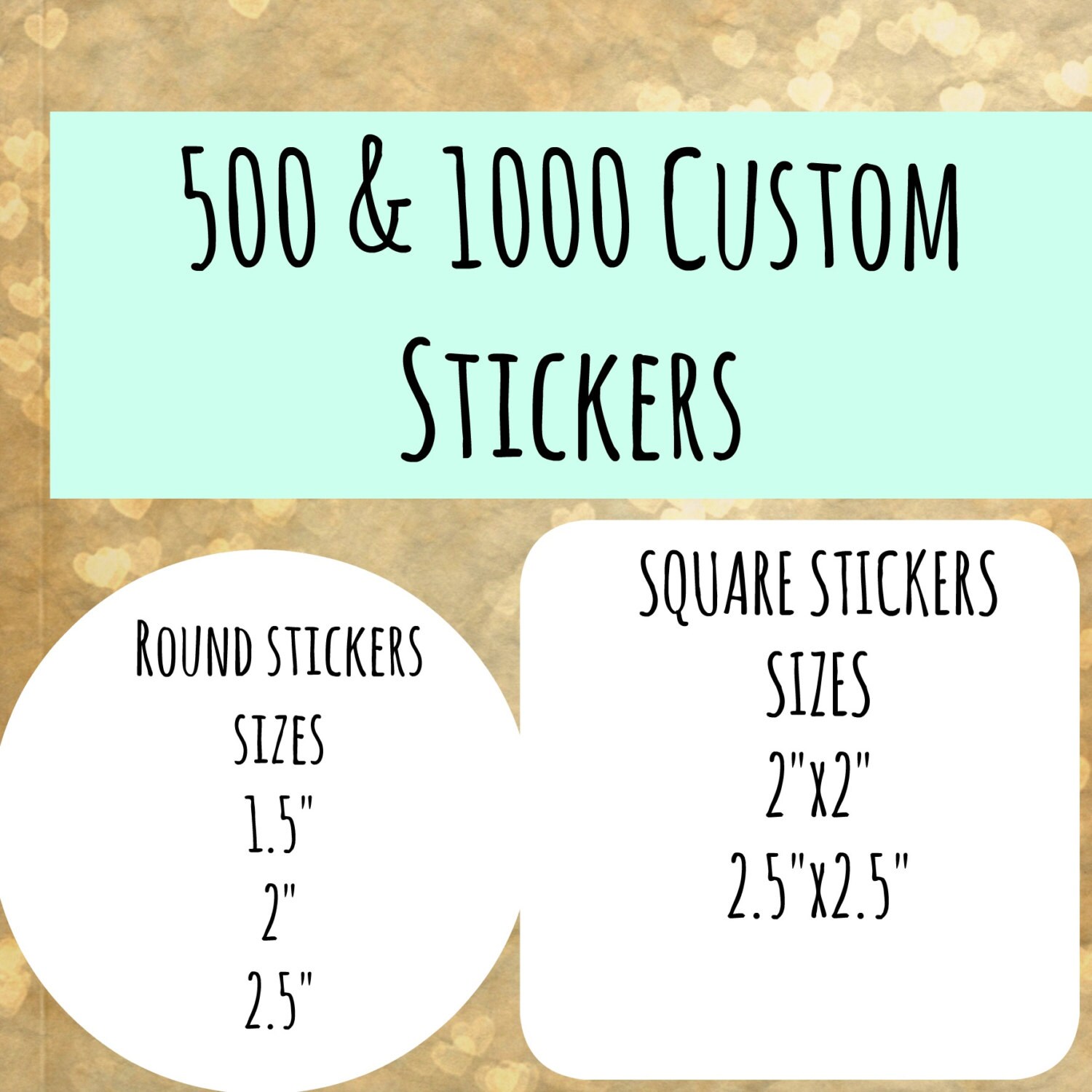 Custom Stickers In Different Sizes And Shapes Logo