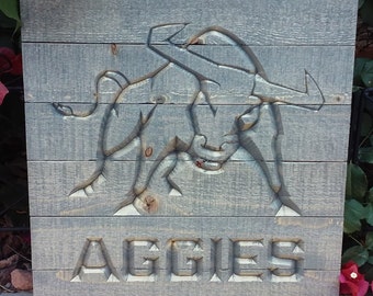 Aggie man cave | Etsy