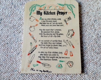 My kitchen prayer | Etsy