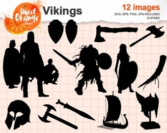 Viking clipart | Etsy