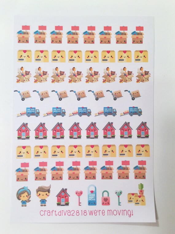 We're moving stickers