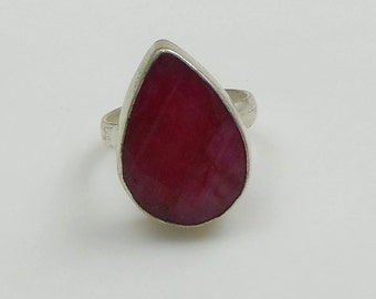 Unique small ruby ring related items | Etsy