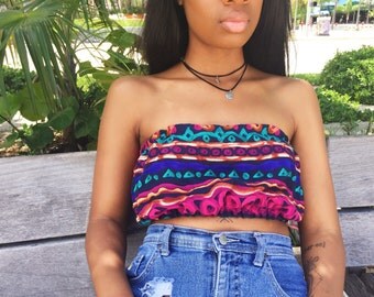 Geometric crop top | Etsy
