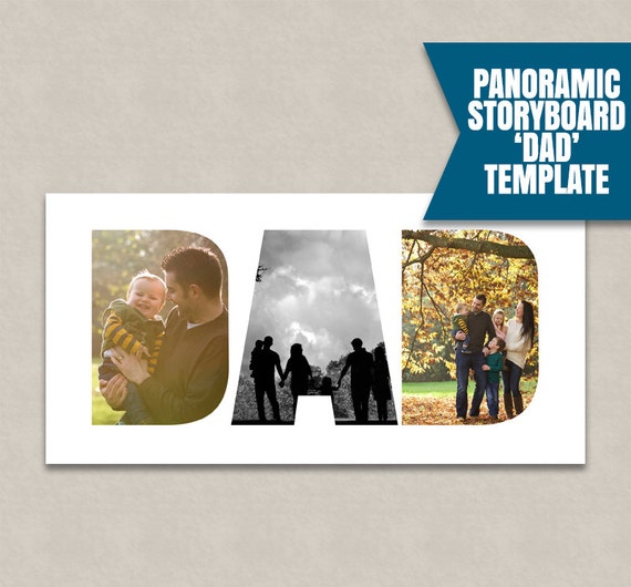 Dad Photo Collage Template