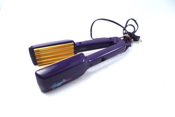 Hair crimper vintage 1980s Sizzle brand 80s by OzmasTreasureRoom