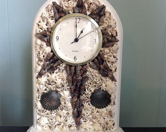 Seashell clock | Etsy