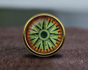 Compass knob | Etsy