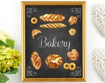 Unique bakery chalkboard related items | Etsy