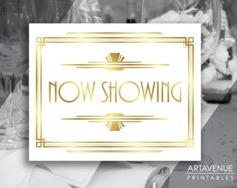 Now showing sign | Etsy