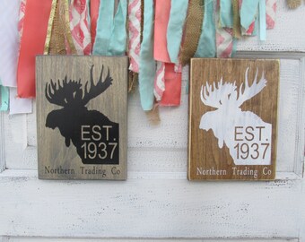 Moose sign | Etsy