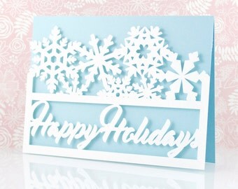 3d christmas card | Etsy