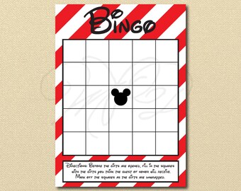 Mickey mouse bingo | Etsy