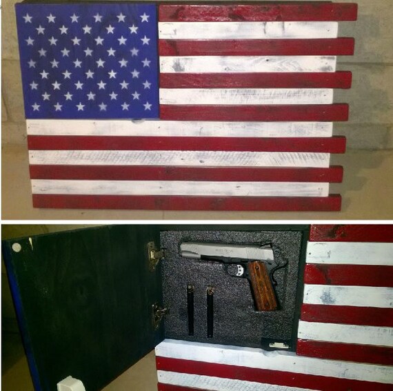Concealed Compartment Home Defense American Flag