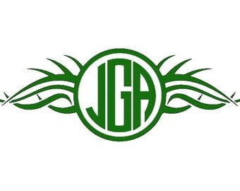 Masculine monogram | Etsy