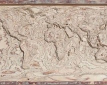 Unique wooden world map related items | Etsy