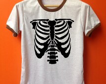 Popular items for skeleton shirt on Etsy