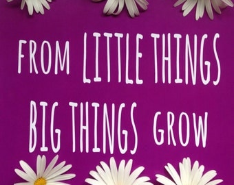 Items similar to From Little Things Big Things Grow. Fine Art ...