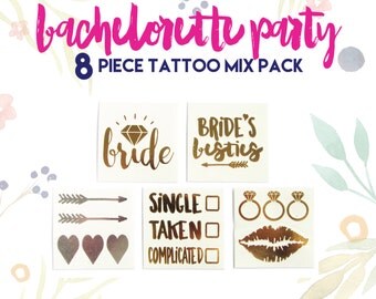 16 tattoos TEAM BRIDE and The BRIDE by thetattooboutique on Etsy