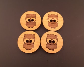 Laser cut button | Etsy