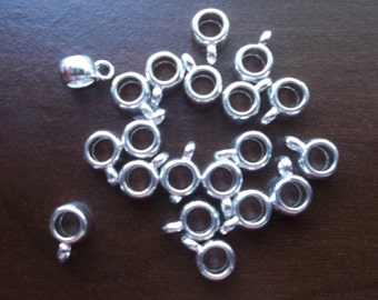 Brass Wire Leaf Jewelry Bail