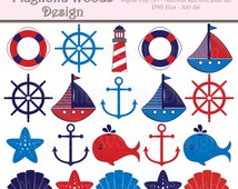 Unique blue anchors related items | Etsy