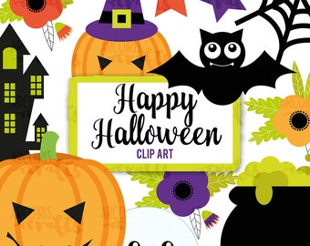 Halloween clip art | Etsy