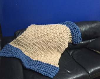 Knit lap blanket | Etsy
