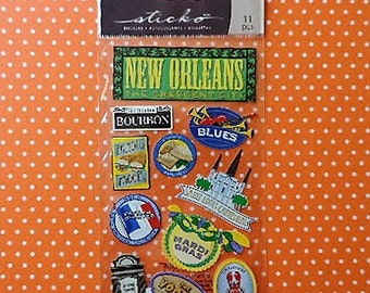New orleans stickers | Etsy