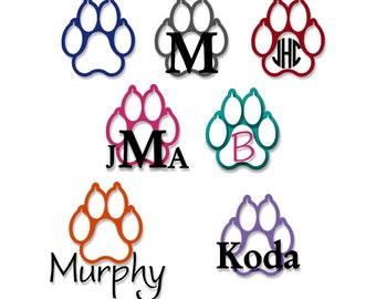 Monogram dog | Etsy