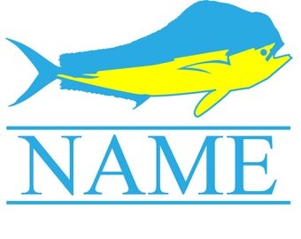 Mahi mahi decal | Etsy