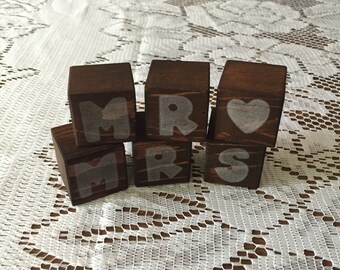 Items similar to Wedding Blocks on Etsy